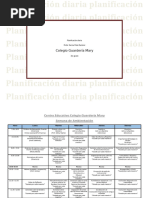 Planificación Semanal 3er Grado | PDF | Evaluación | Aprendizaje