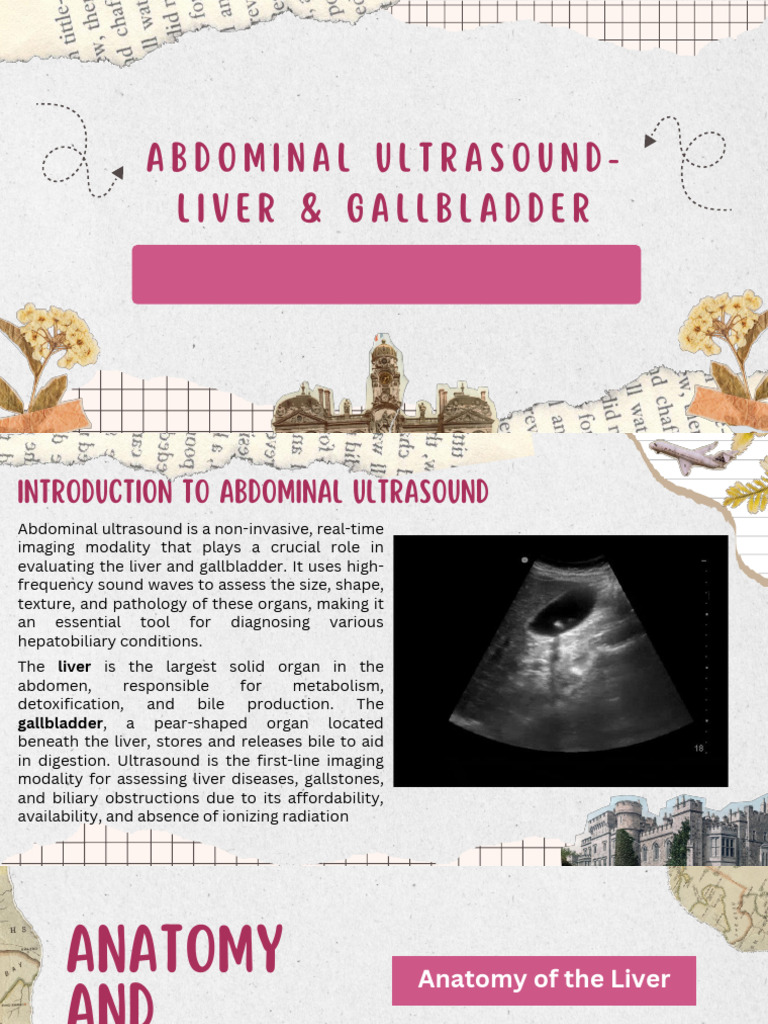 Abdominal Ultrasound for Liver & Gallbladder | PDF | Gallbladder | Liver