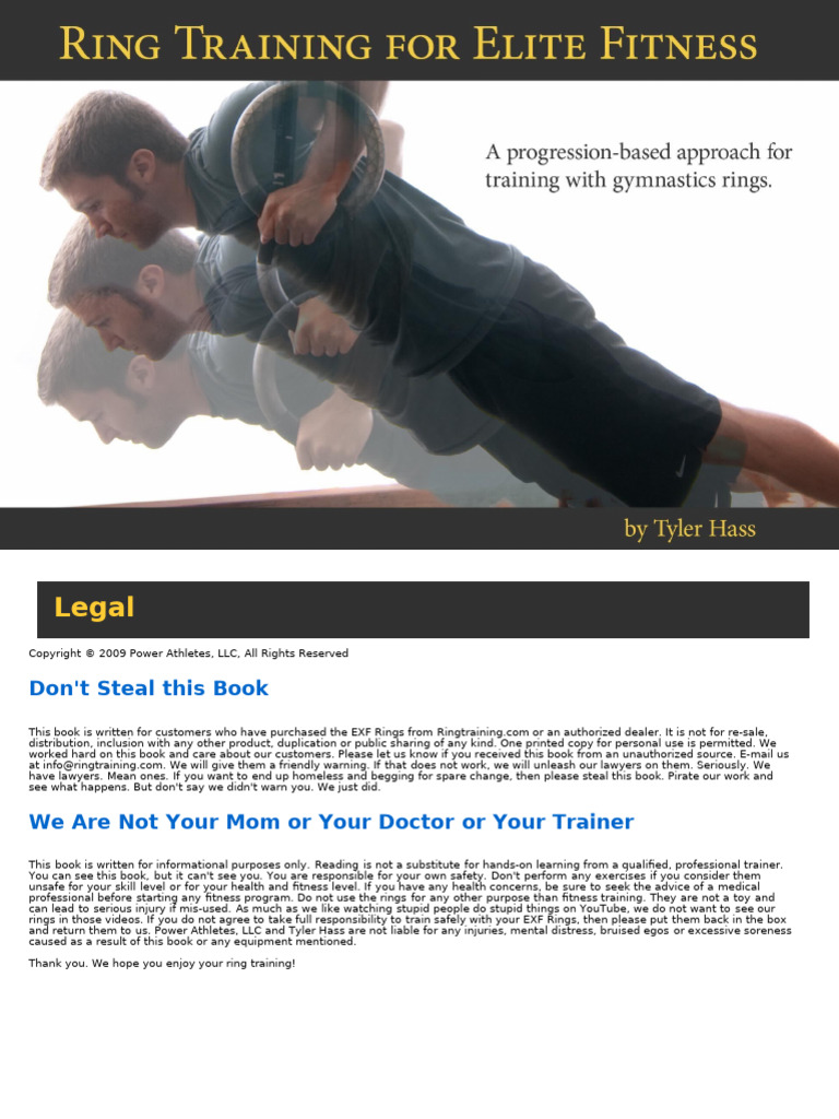 ring-training-for-elite-fitness | PDF | Lever | Physical Exercise