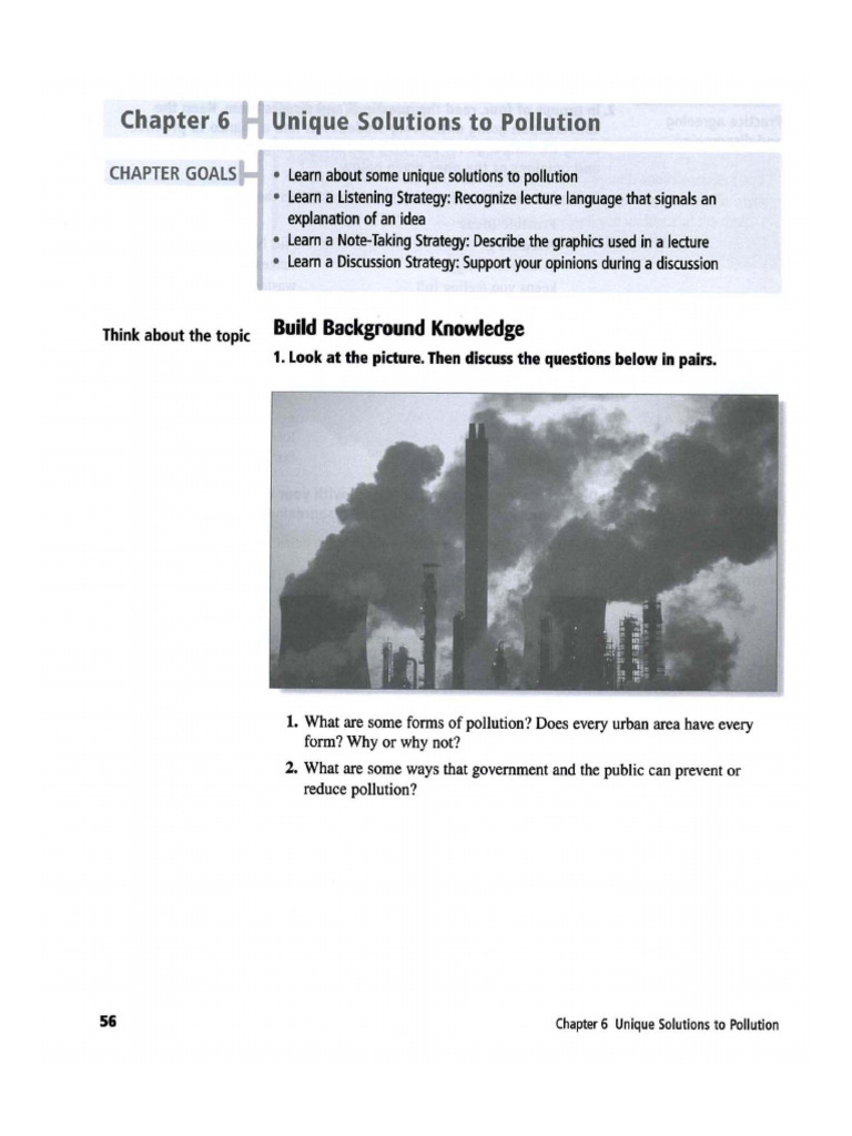 LNT - Ch6 - Unique Solutions To Pollution | PDF