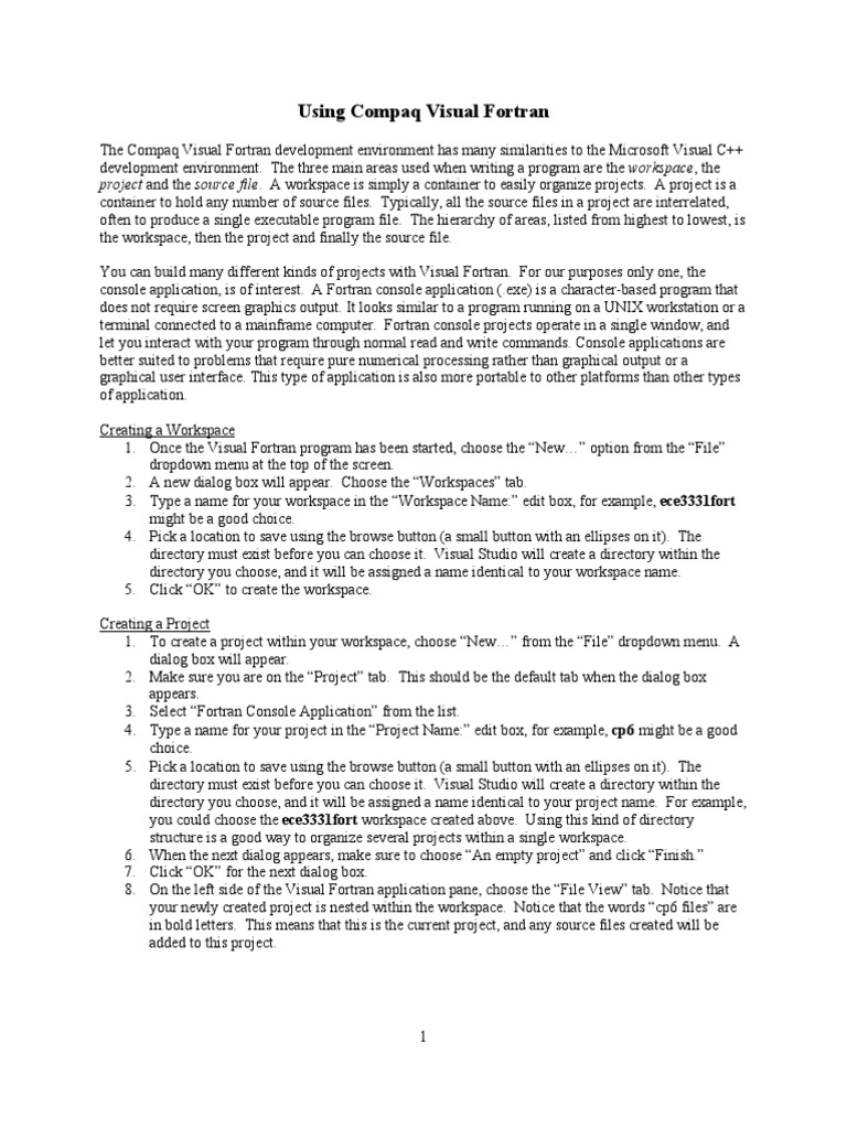 Visual Fort | PDF | Command Line Interface | Subroutine