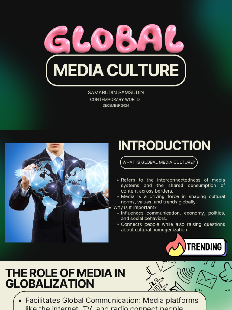 Understanding Global Media Culture | PDF | Social Media | Popular ...