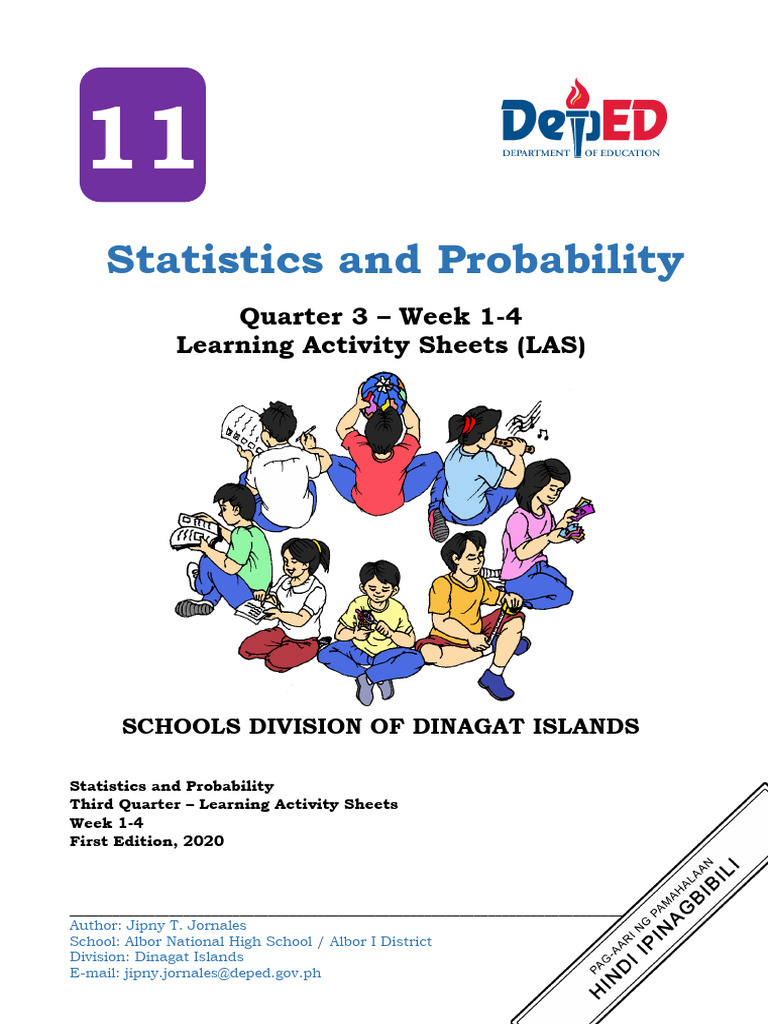 LAS STAT AND PROB Week 1-4 | PDF | Normal Distribution | Probability ...