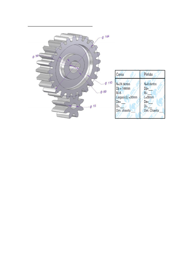 Atividade 14 Elementos de Trasmissao | PDF