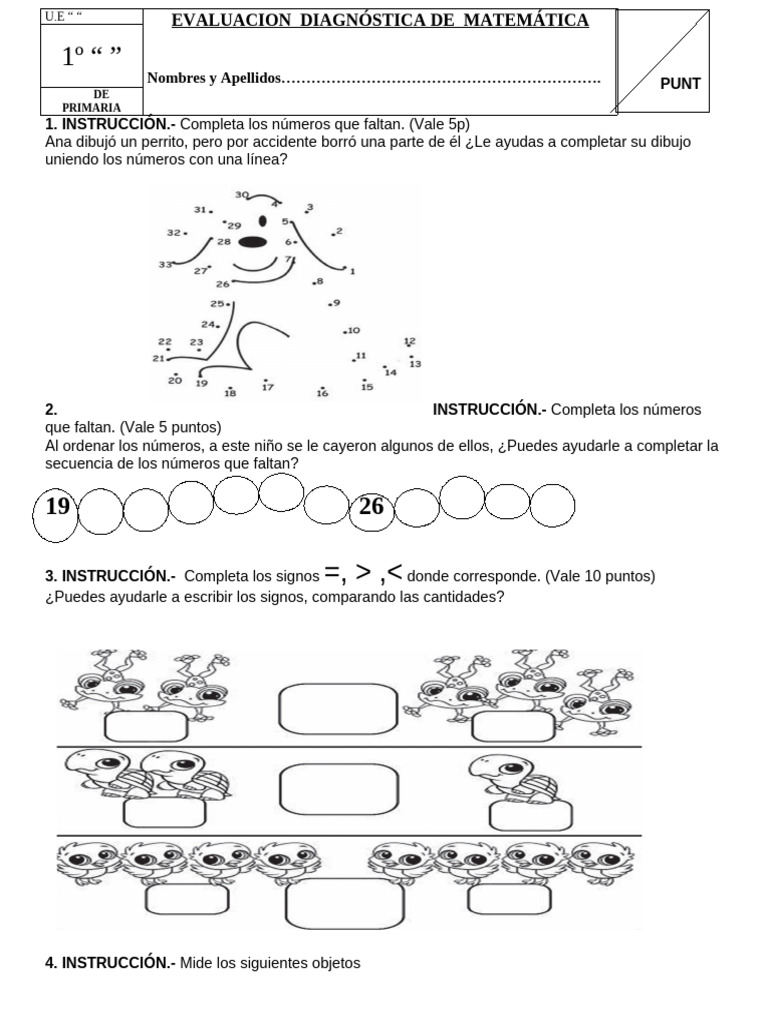 Evaluacion Diag, 1 | PDF