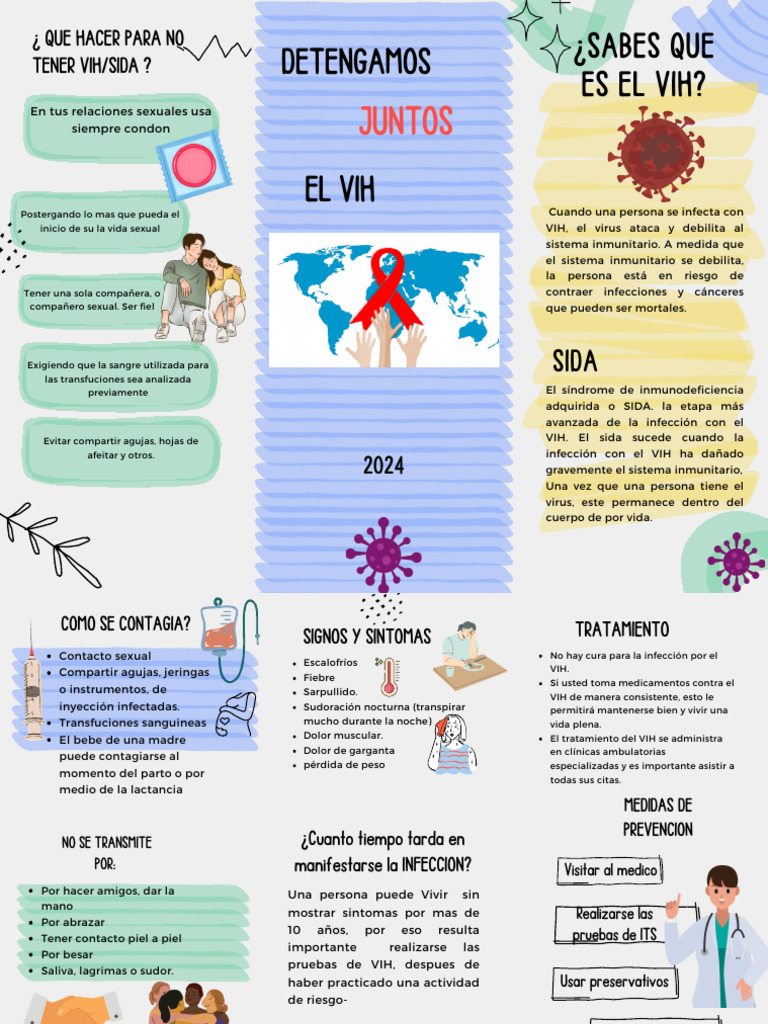 Triptico Del VIH | PDF | VIH / SIDA | VIH