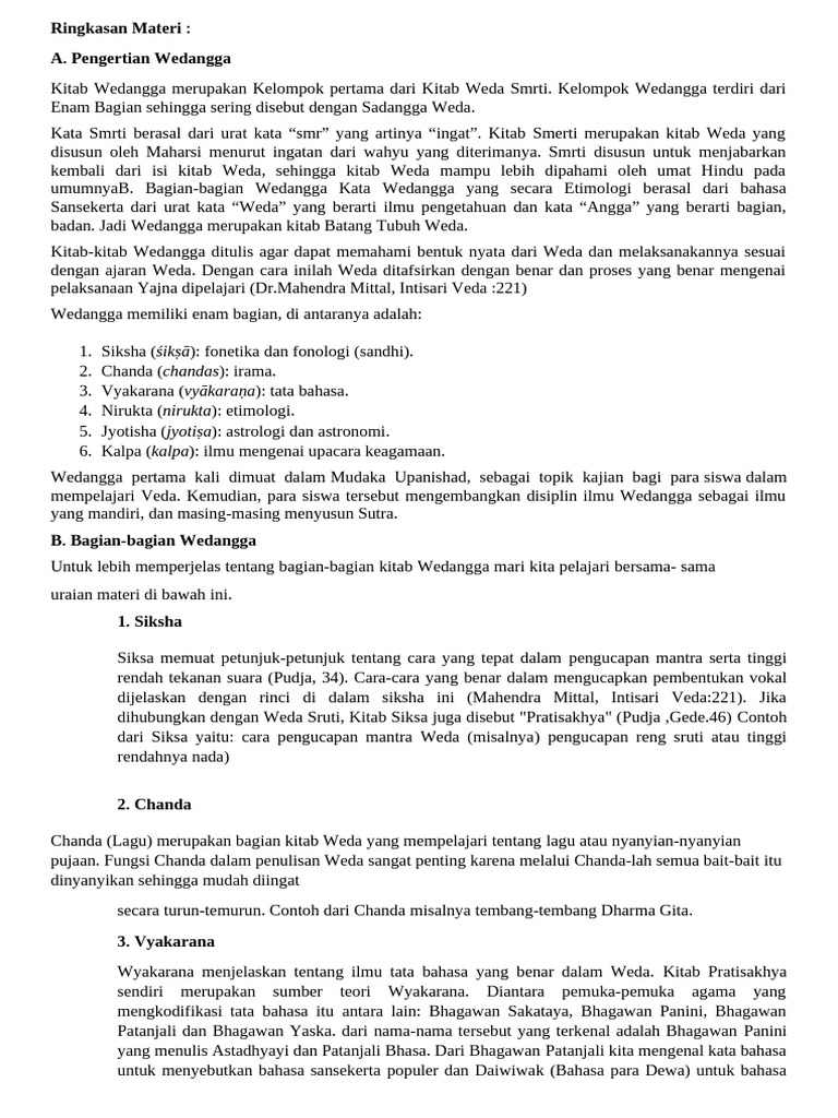 Ringkasan Materi | PDF