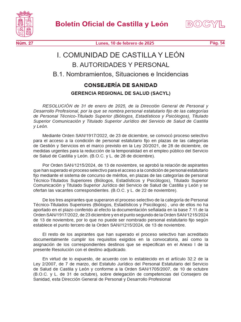 BOCYL-D-10022025-5 | PDF | Gobierno | Gobernancia