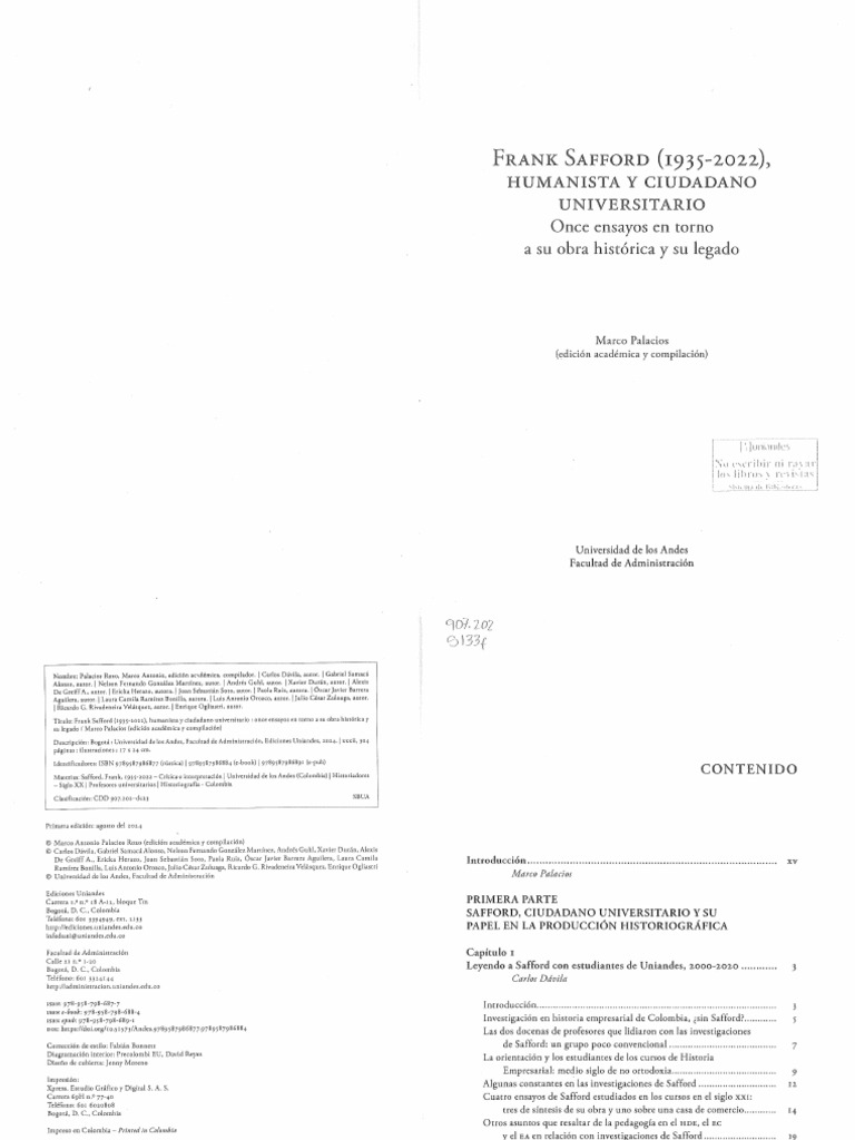 Frank Safford Cap. 4 | PDF