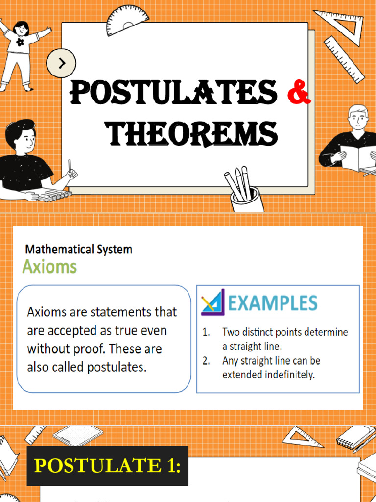 Postulates Theorems | PDF
