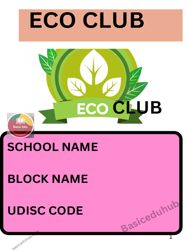 Eco Club Register | PDF
