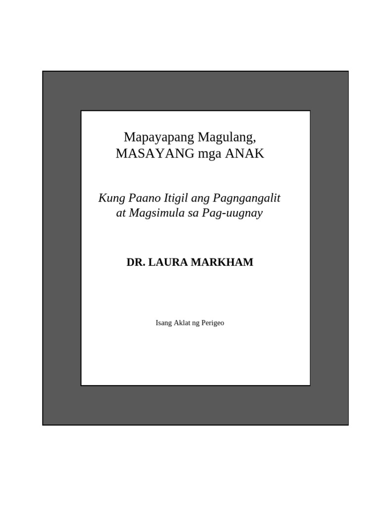 Mapayapang-Magulang | PDF