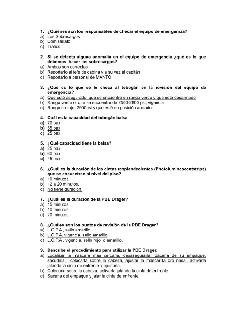 Examen Afac Con Respuestas Junio 2023 | PDF | Levantar (Fuerza) | Arrastrar (Física)