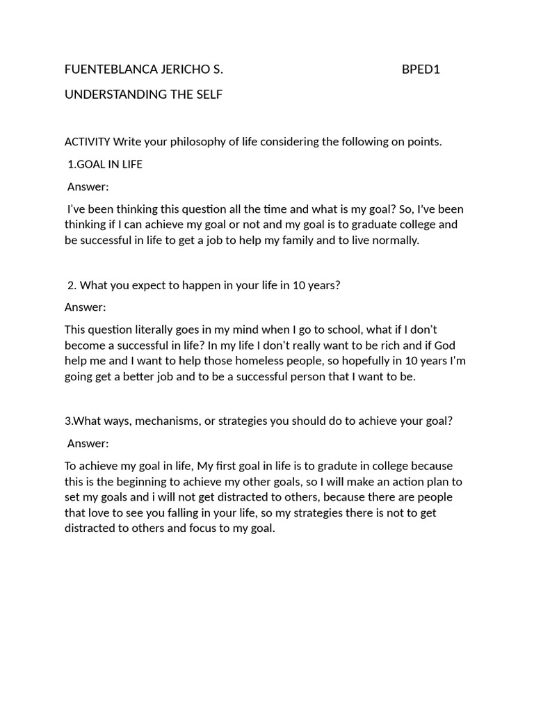 Understanding The Seld | PDF