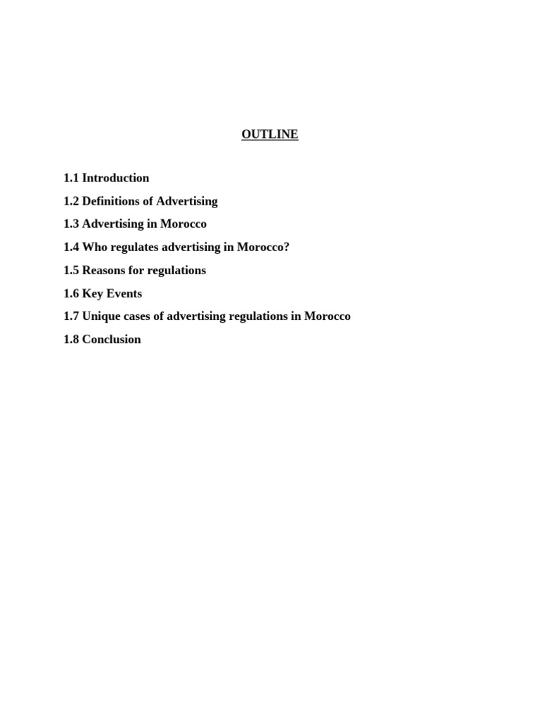 Advertising Regulations in Morocco | PDF | Advertising | Marketing