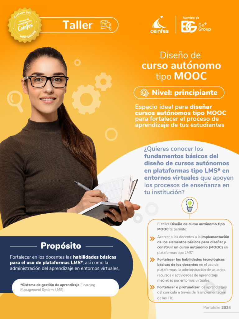 Taller curso MOOC principiante | PDF | Curso abierto masivo en linea | Tecnologia Educacional