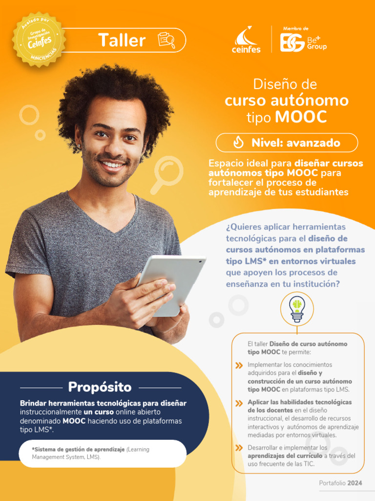 Taller Curso MOOC Avanzado | PDF | Curso abierto masivo en linea | Modificación de comportamiento