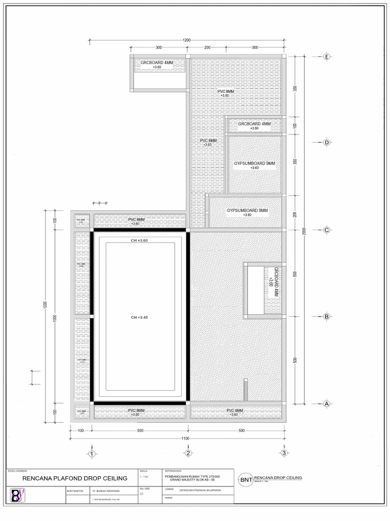Rencana Drop Ceiling | PDF