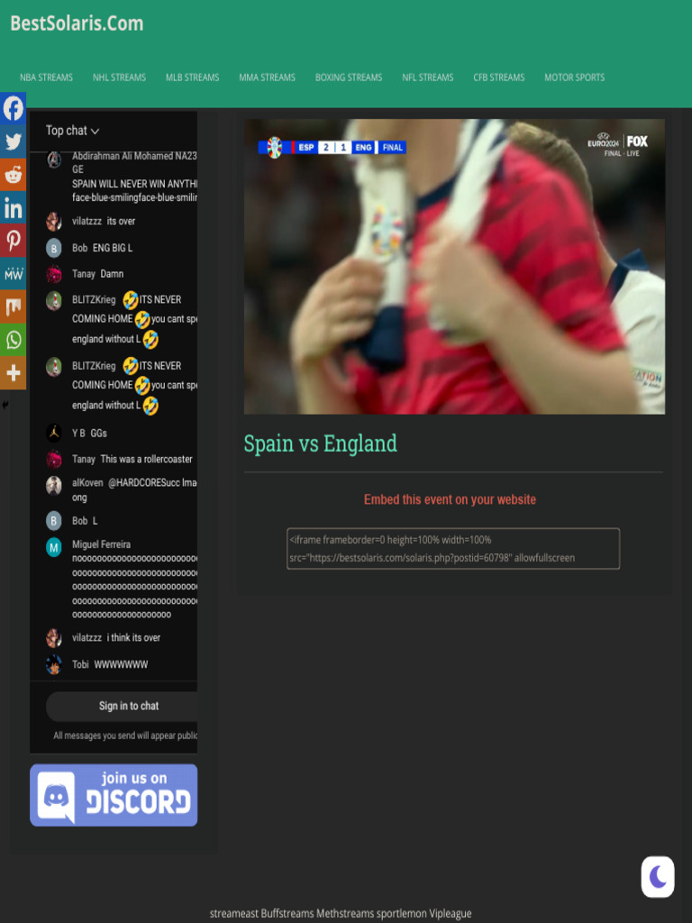 Spain vs England Live Stream Guide | PDF