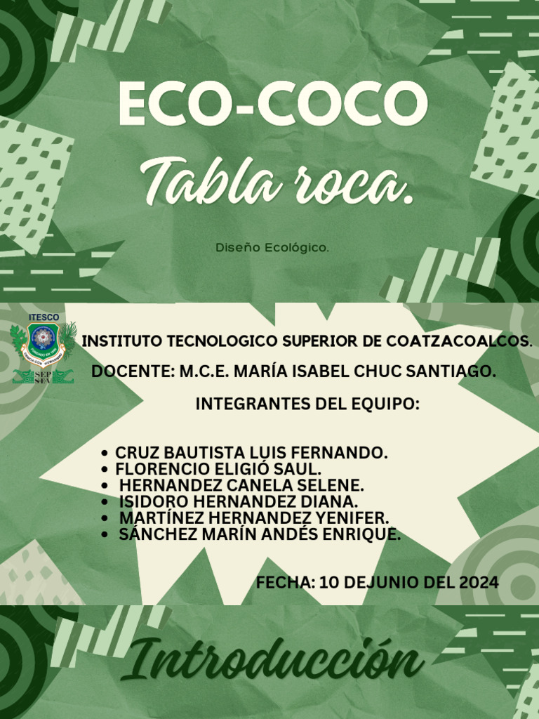 Eco-Coco: Innovación en Construcción | PDF