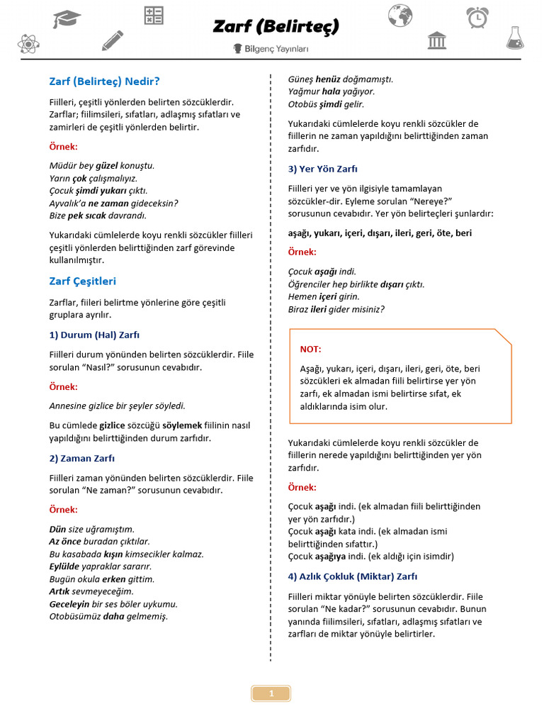 SYnYf Zarflar-Ders-Notu | PDF