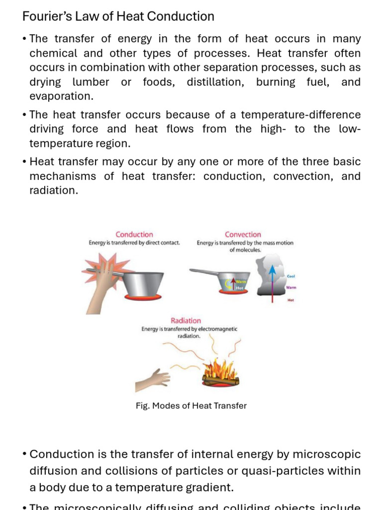 Fourier's Law of Heat Conduction - 1 | PDF | Thermal Conduction | Heat ...