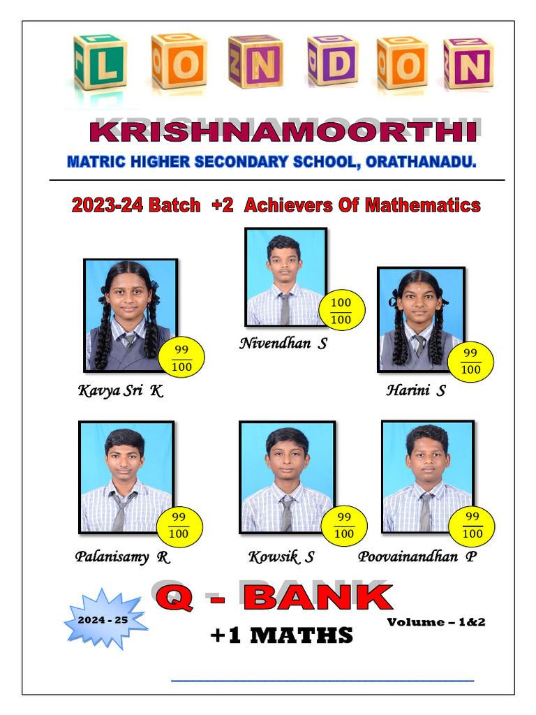 11th Maths Important Questions Bank English Medium PDF Download | PDF ...