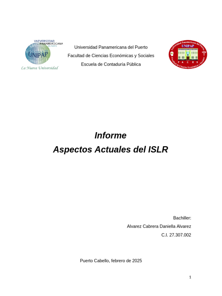 Aplicación de la Tarifa 1 del ISLR | PDF | Impuestos | Impuesto sobre la renta