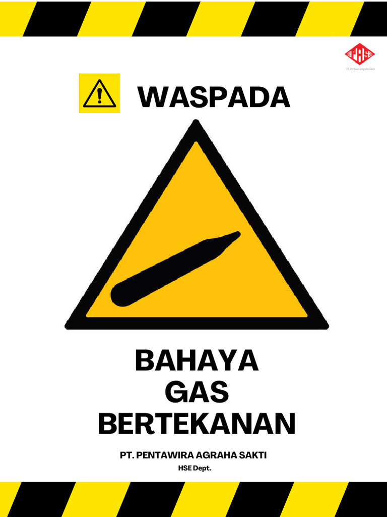 Rambu Gas Brtekanan 60 x40 | PDF