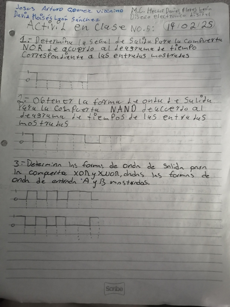 Actividad Clase No 5 | PDF