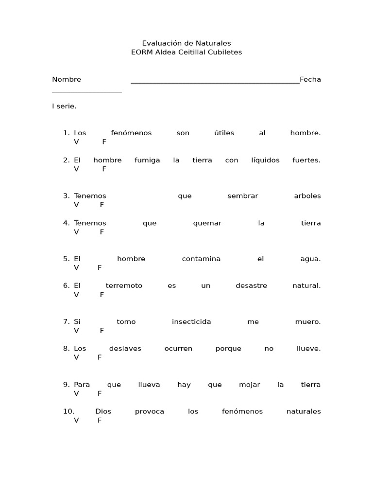 Evaluación de Recursos Naturales | PDF