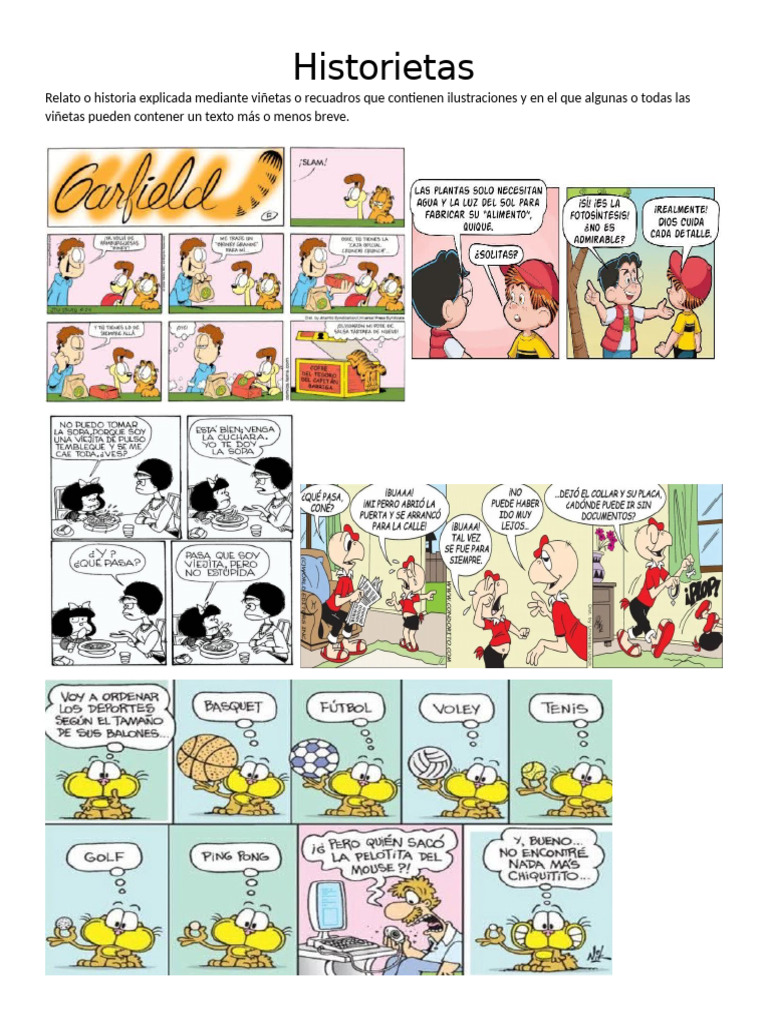 Historietas: Relatos en Viñetas | PDF