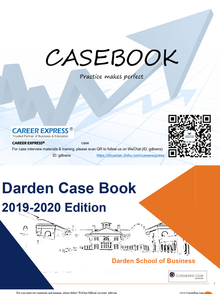 Virginia Darden Casebook 2019 - 2020 | PDF