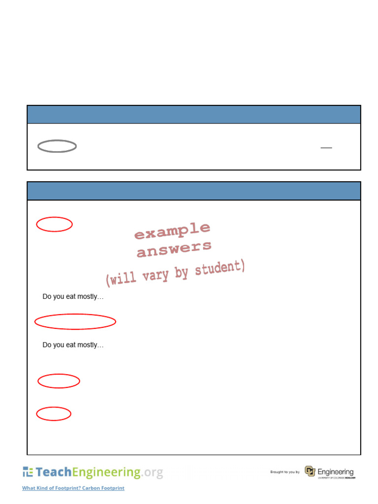Cub Footprint Lesson01 Worksheetas v3 Tedl Dwc New | PDF | Climate Change