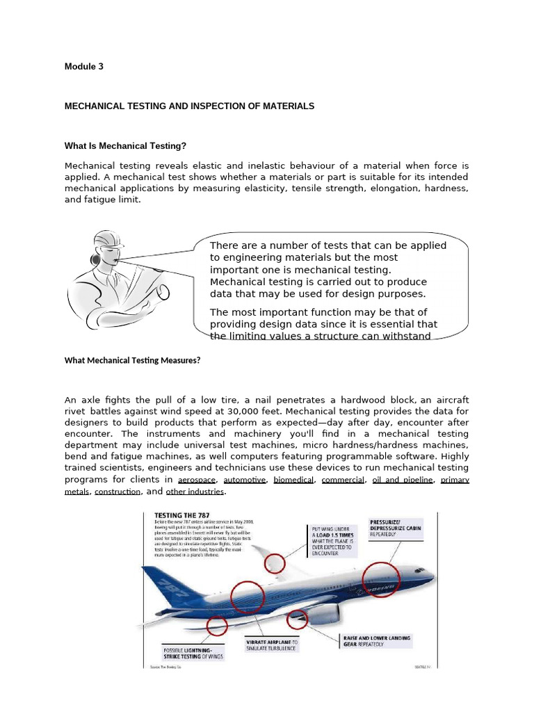 Mechanical Testing of Materials Explained | PDF | Fracture ...