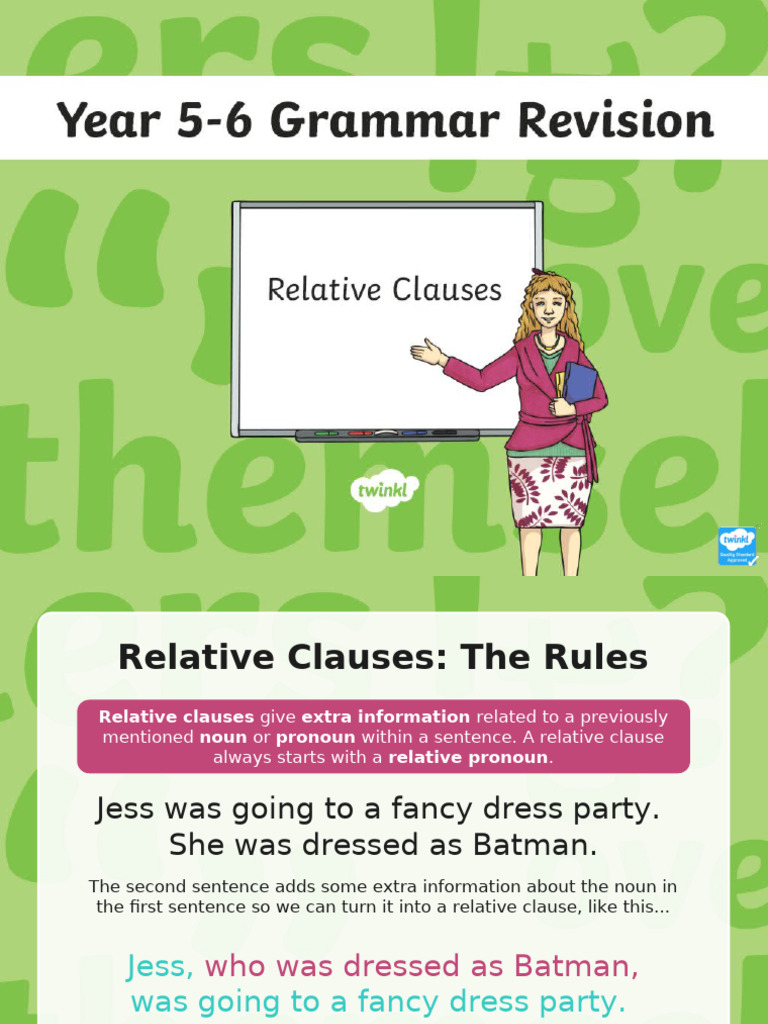 Au t2 e 2138 Year 5 and 6 Grammar Revision Guide and Quick Quiz ...