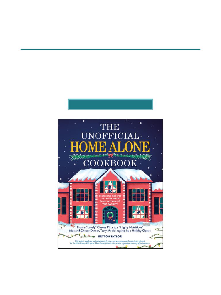 People's Choice The Unofficial Home Alone Cookbook From A "Lovely ...
