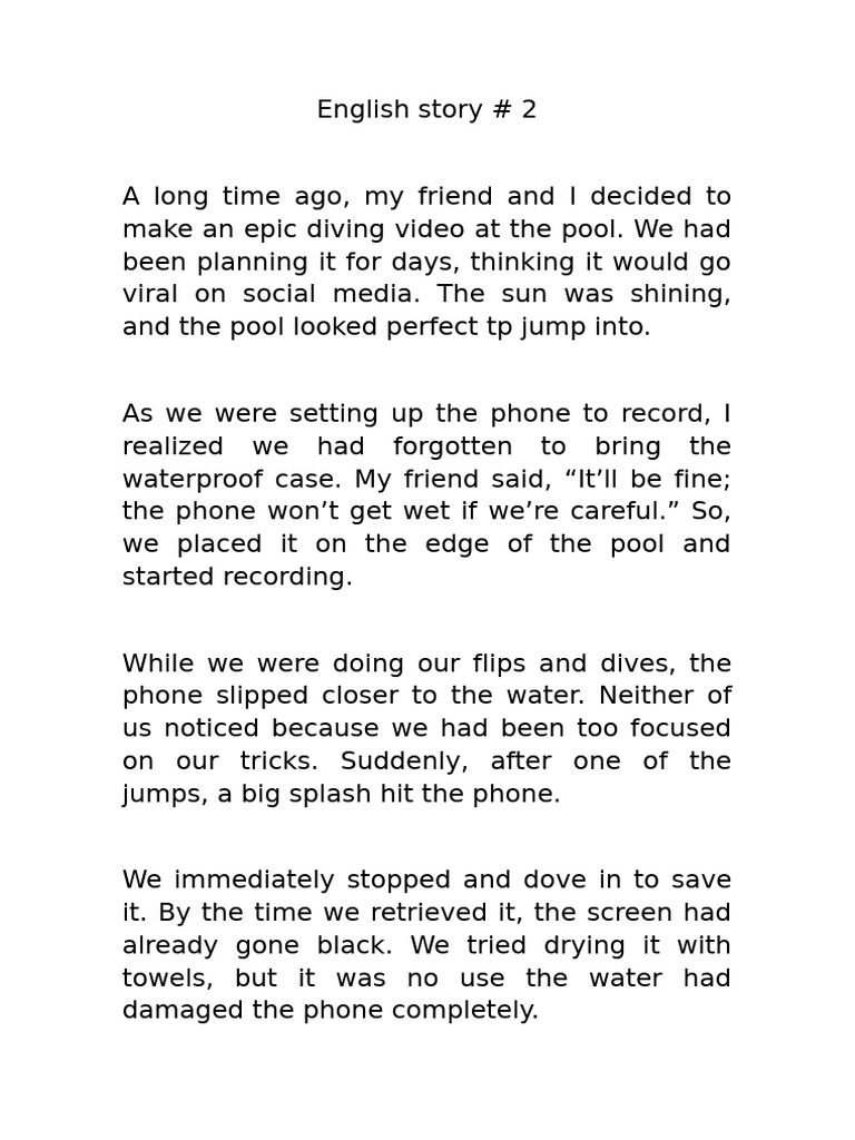 English Story 2 | PDF
