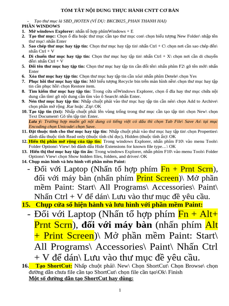 Tom Tat Ung Dung Cntt Cb Dhbk | PDF