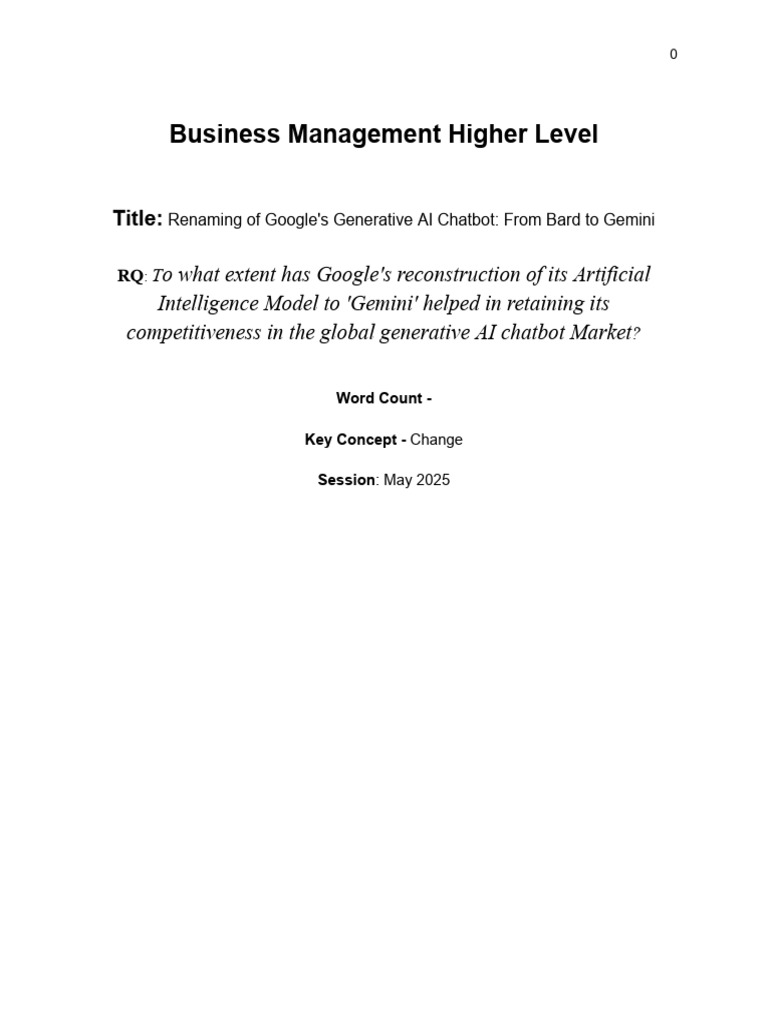 Business Management Higher Level | PDF | Artificial Intelligence ...