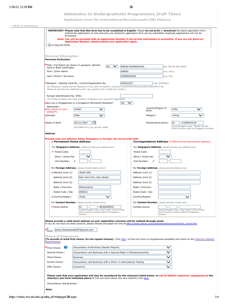 IB | PDF | Advanced Placement | Educational Stages