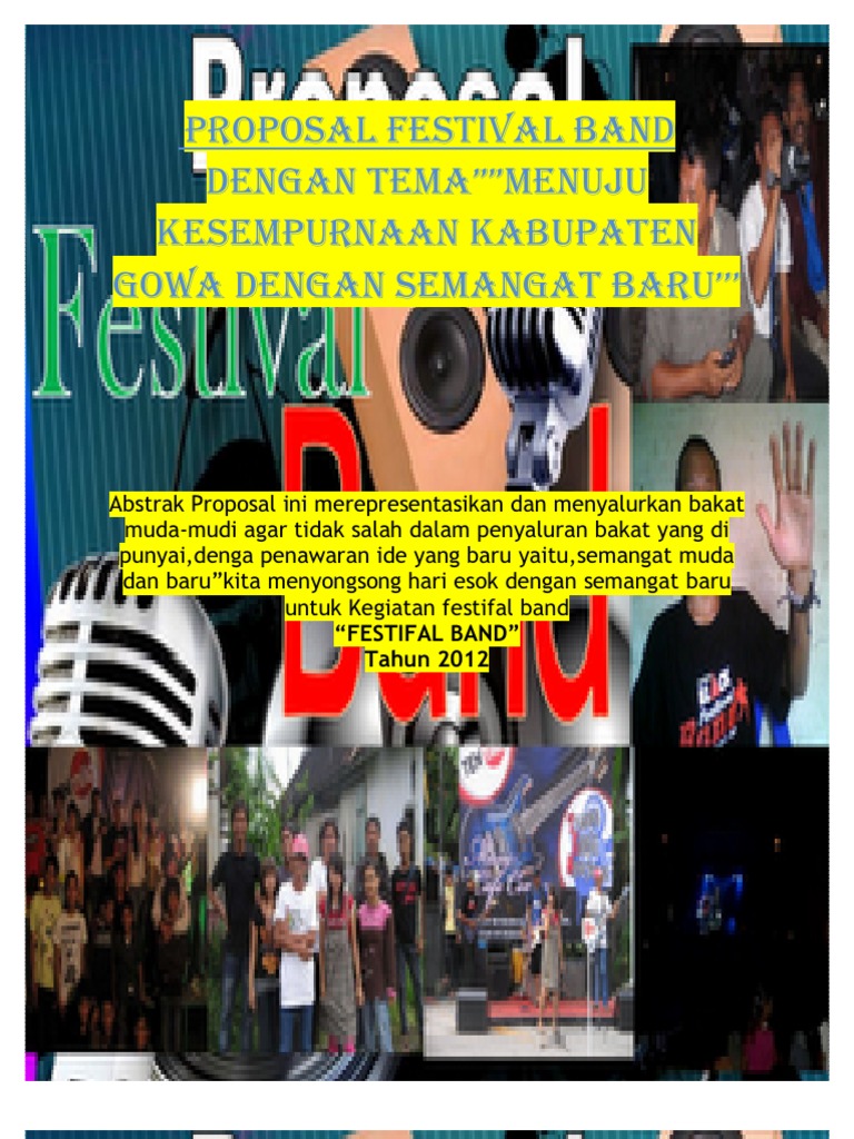 Contoh Proposal Festival Band | PDF
