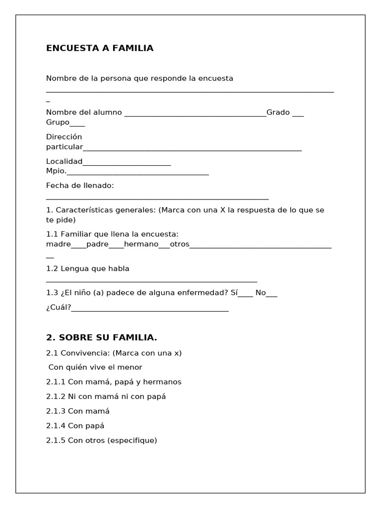 Entrevista para La Familia | PDF | Escuelas | Aprendizaje