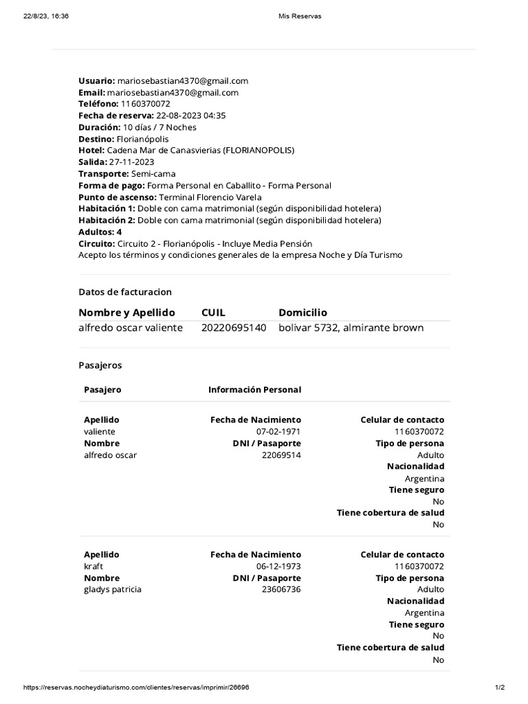 Mis Reservas 230822 163636 | PDF