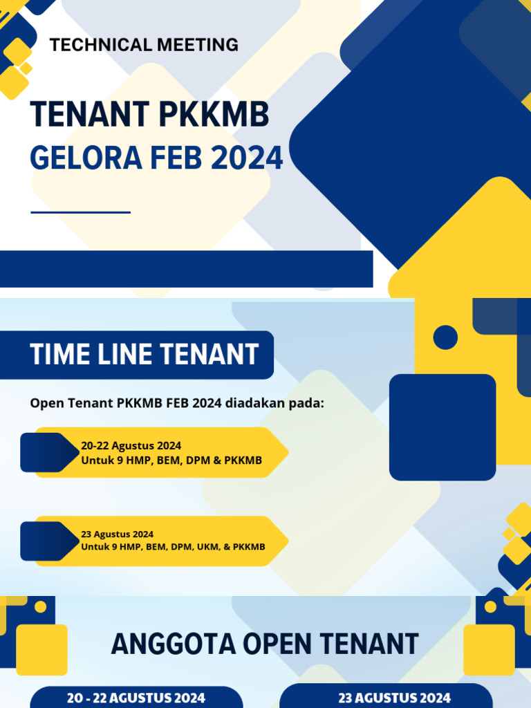 TM Tenant PKKMB 2024 | PDF