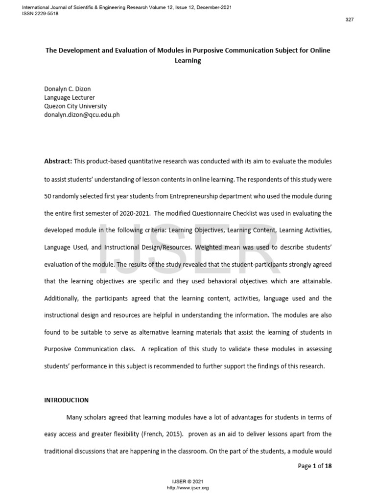 The-Development-and-Evaluation-of-Modules-in-Purposive-Communication ...