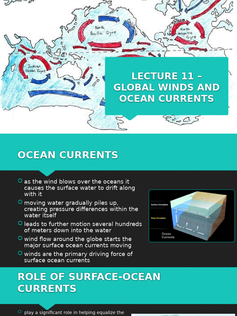 Lecture 11 - Global Winds and Ocean Currents | PDF | Atmospheric ...