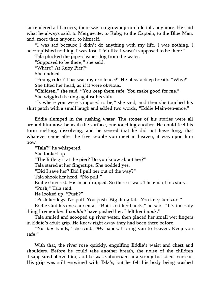 Five People You Meet in Heaven - Mitch Albom-107 | PDF