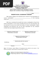 NLC Parental Consent Form Learning Camp Registration Template | PDF ...
