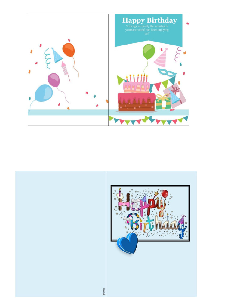 Kad Birthday 1 | PDF